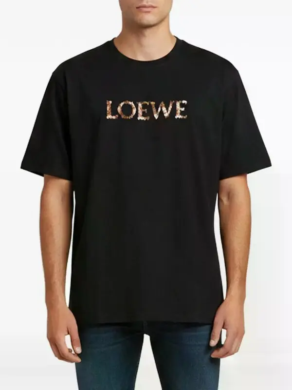 Loewe Anagram Embroidered T-shirt