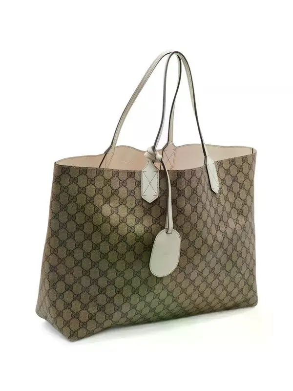 Gucci Medium Gg Supreme Reversible Tote Bag