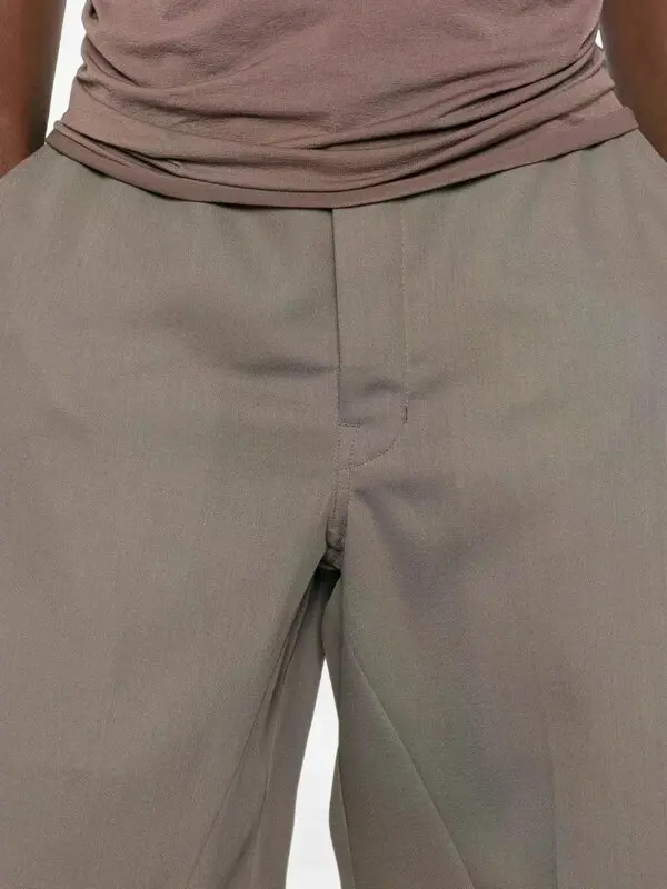 Rick Owens Pressed-crease Tailored Shorts