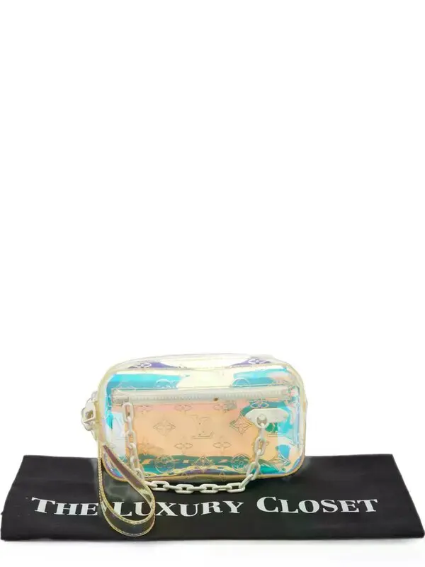 LOUIS VUITTON X Virgil Abloh 2019 Volga Prism-monogram Clutch Bag - Blue