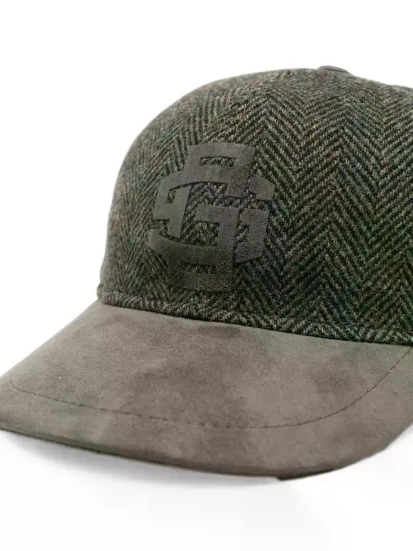 GRAN SASSO Herringbone Pattern Baseball Cap