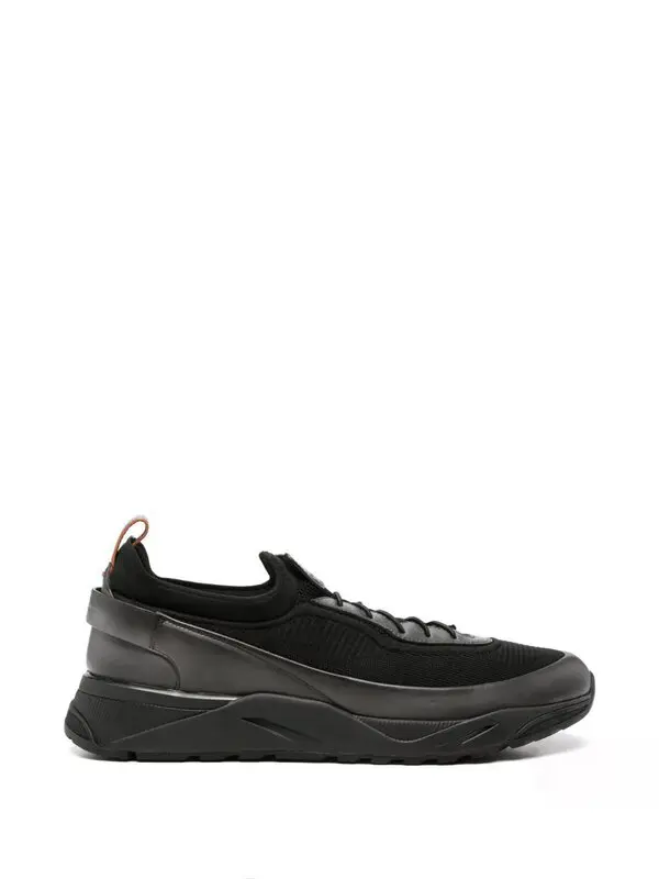 Santoni Panelled Low-top Sneakers