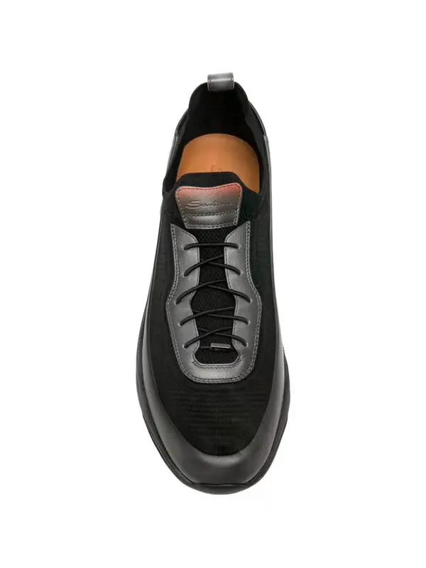 Santoni Panelled Low-top Sneakers