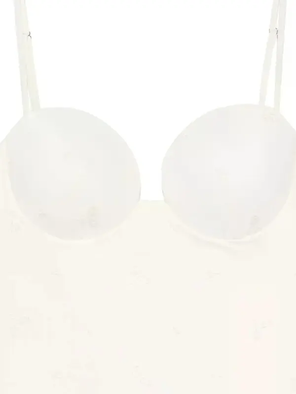 Magda Butrym Embroidered Underwired Swimsuit