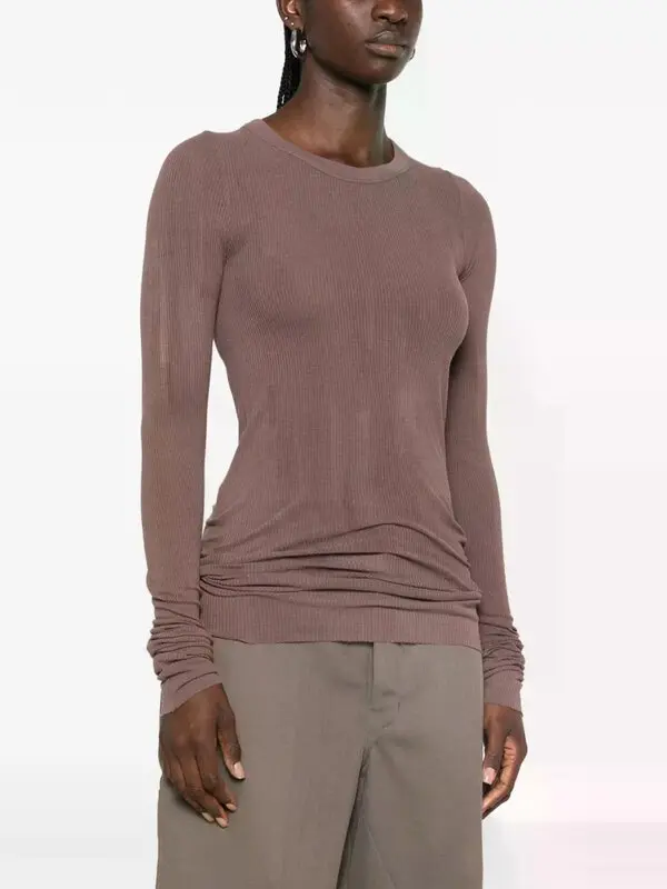 Rick Owens Ribbed Long-sleeve T-shirt