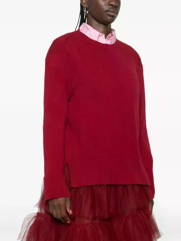 BEYOU Crew-neck Raglan-sleeve Sweater