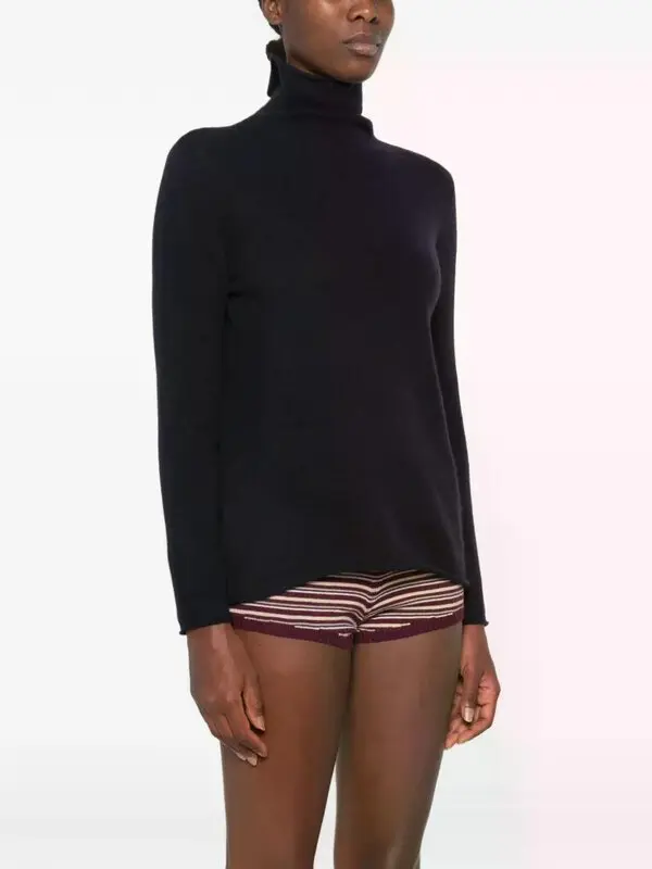 BEYOU Roll-neck Wool Sweater