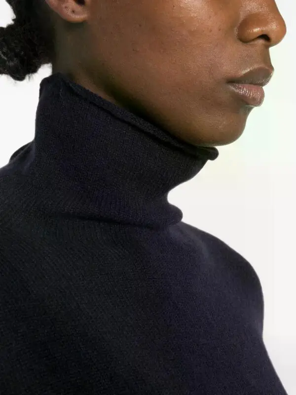 BEYOU Roll Neck Wool Sweater