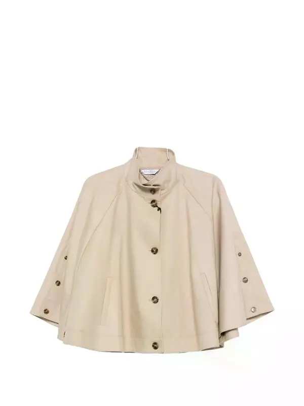 Max Mara Cotton-gabardine Cape