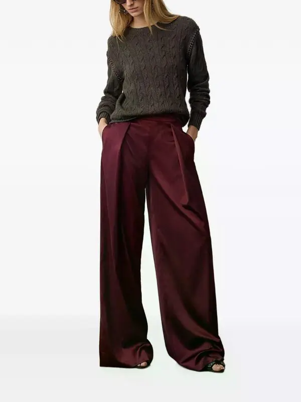 Polo Ralph Lauren Pleated Palazzo Trousers