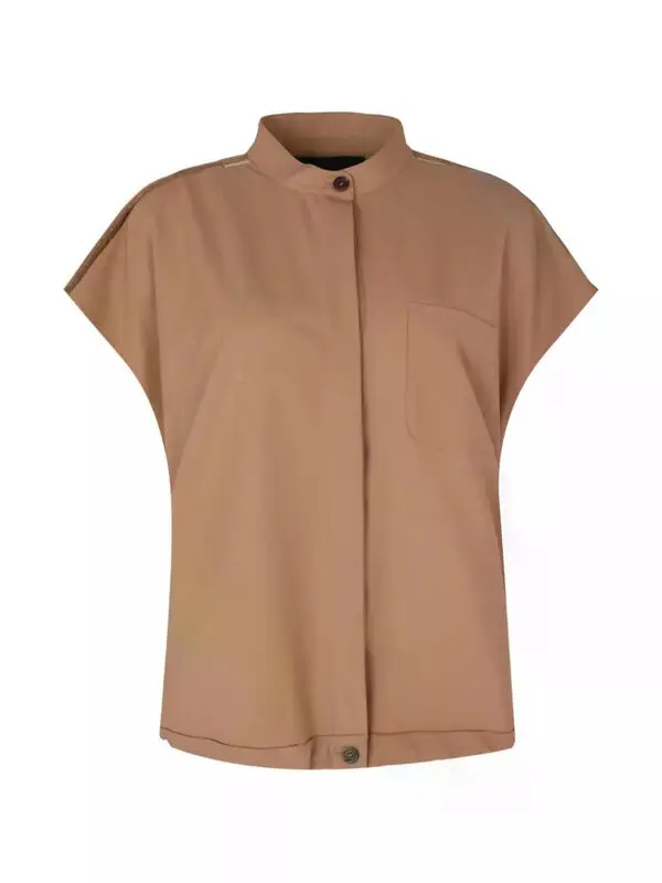 Fabiana Filippi Sleeveless Patch-pocket Jacket