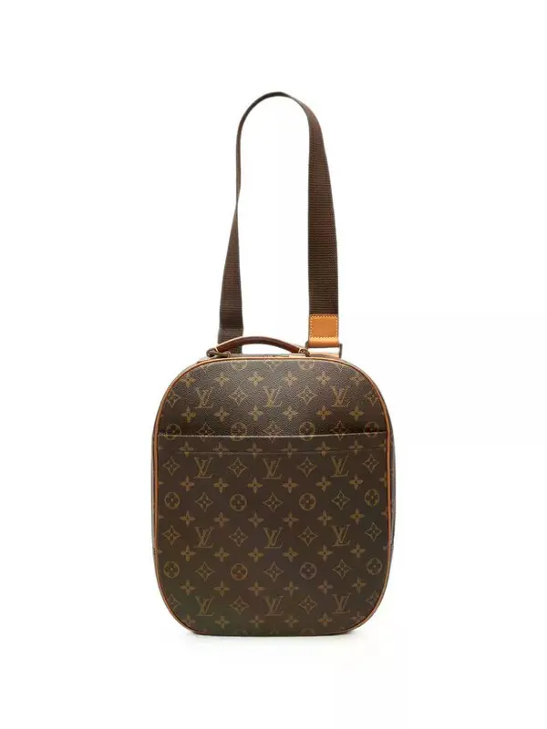 LOUIS VUITTON 2001 Monogram Sac A Dos Packall Satchel - Brown