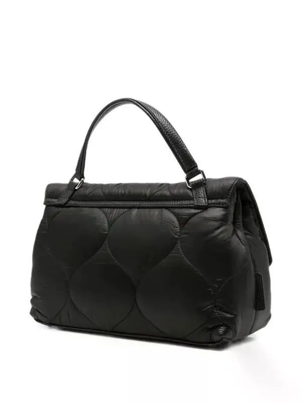 ZANELLATO Quilted Leather-trim Clutch Bag