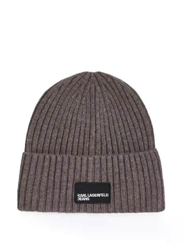 Karl Lagerfeld Logo-patch Beanie
