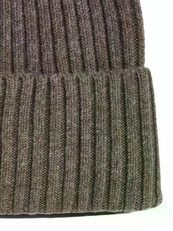 Karl Lagerfeld Ribbed Knit Beanie