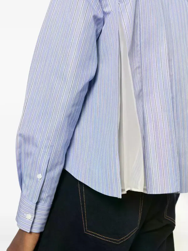 Sacai Striped Button-down Shirt