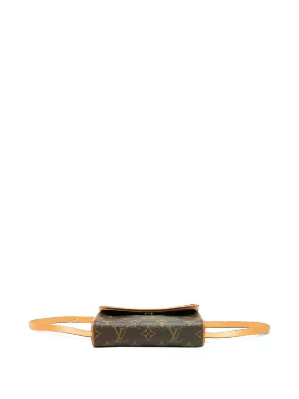 LOUIS VUITTON 2003 Monogram Pochette Florentine Belt Bag - Brown