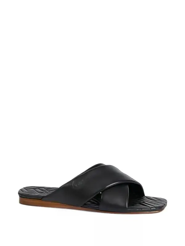 Kenzo Natsu Criss-cross Leather Sandals
