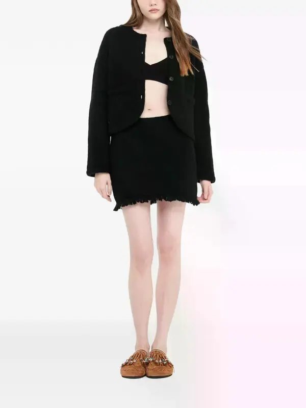 Alanui Fringe-trim Mini Skirt