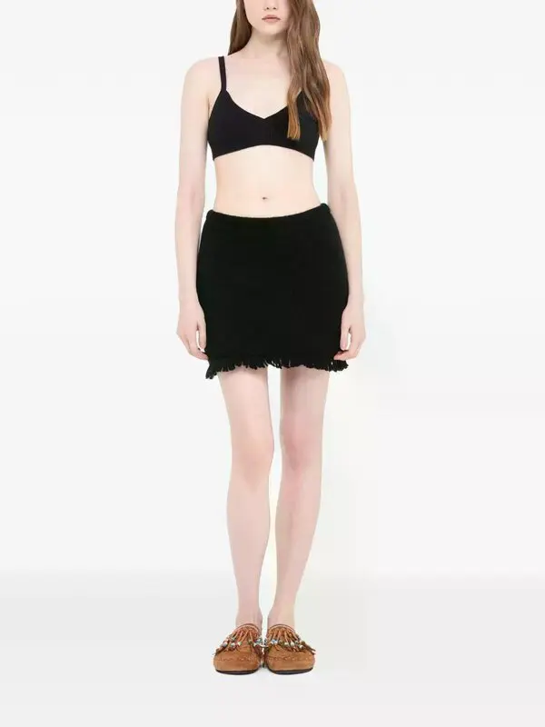 Alanui Fringe-trim Mini Skirt