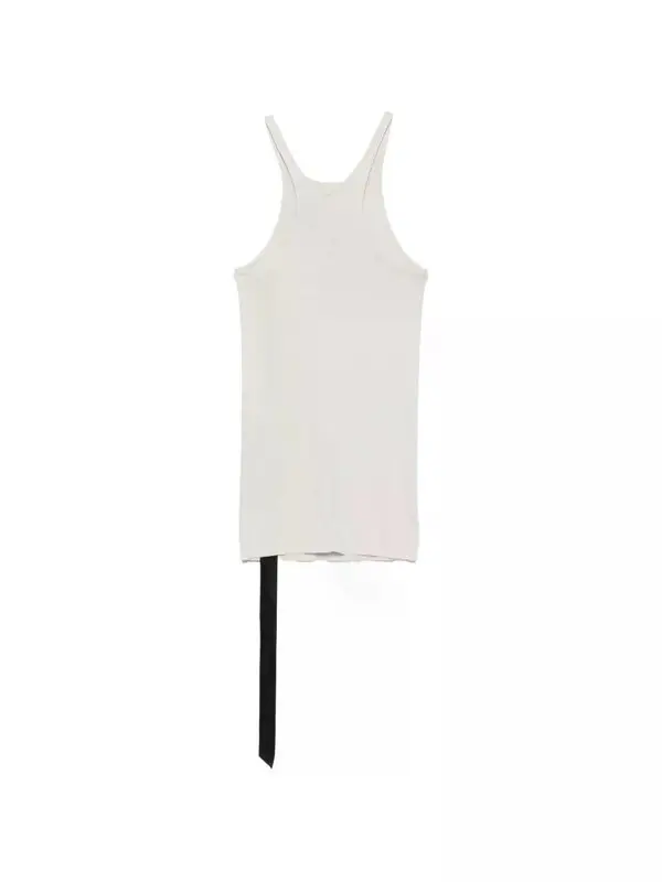 Rick Owens Ribbed Racer-back Tank Top - Neutrals