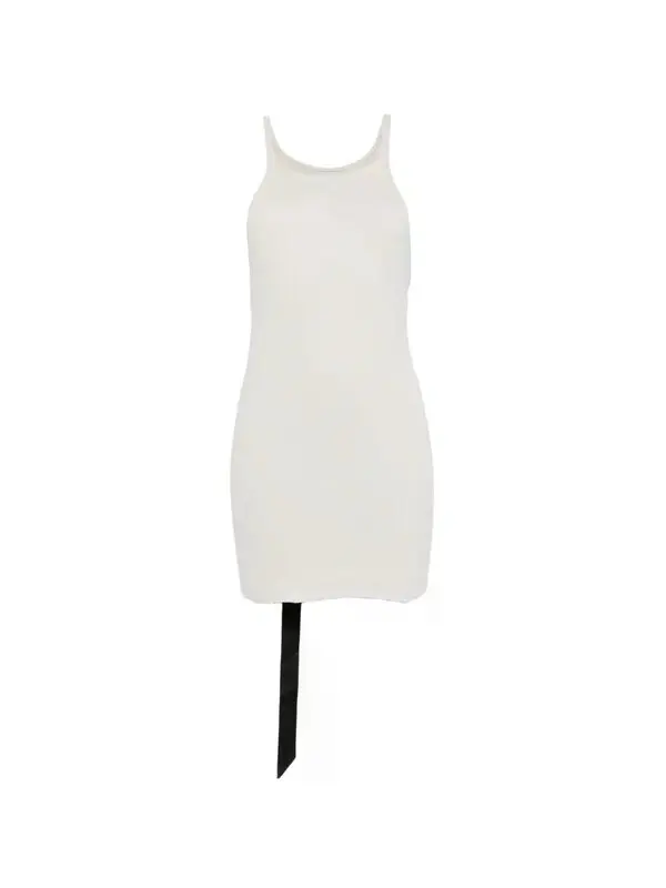 Rick Owens Ribbed Racer-back Tank Top - Neutrals