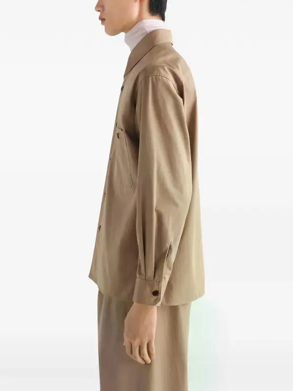 LEMAIRE Two-pocket Shirt In Light Cotton Twill