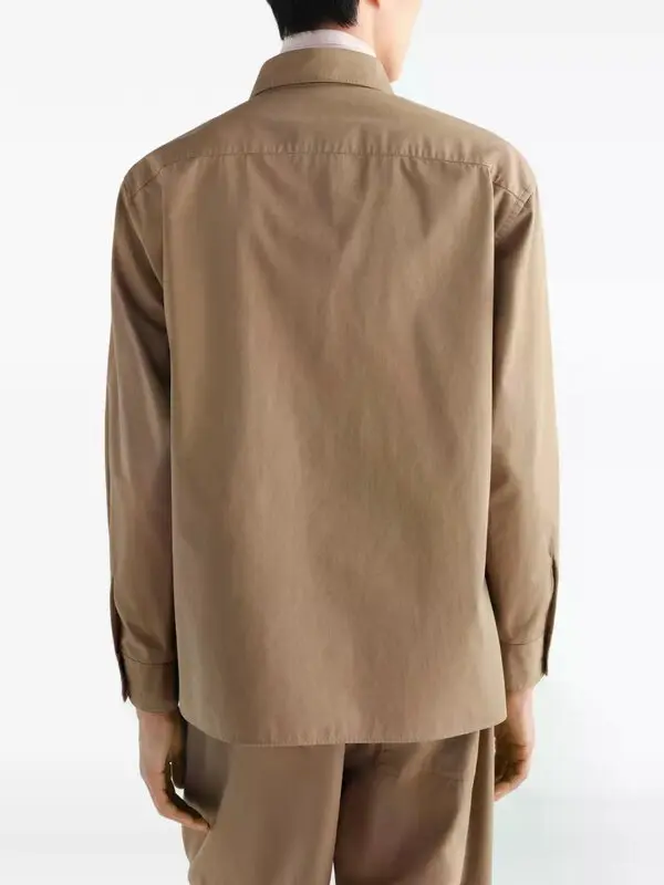 LEMAIRE Two-pocket Shirt In Light Cotton Twill