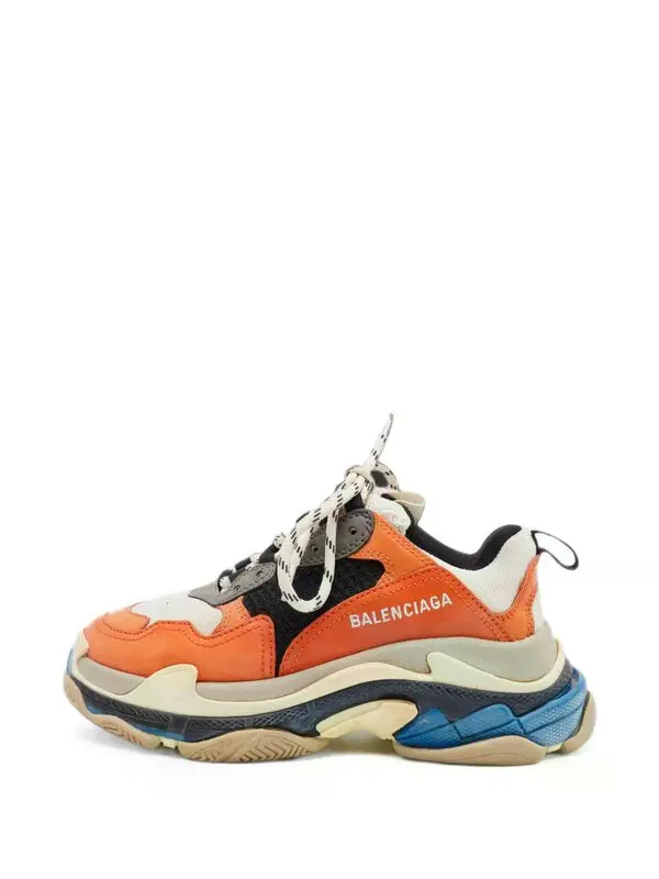 Balenciaga Triple S Mesh Sneakers - Orange