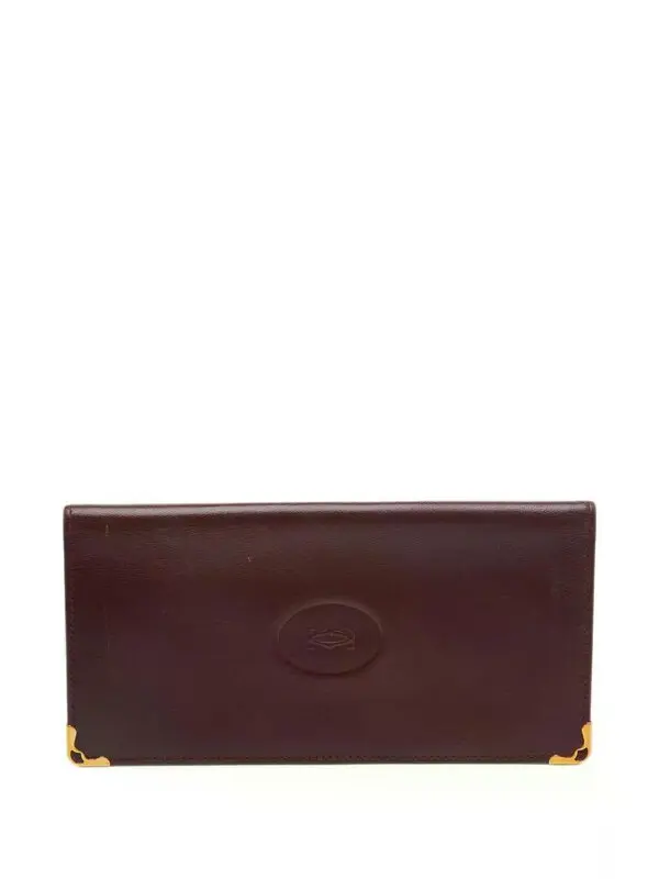 Cartier Must De Leather Long Wallet