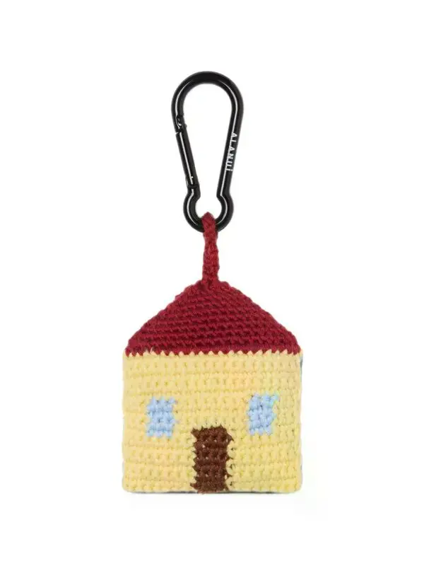 Alanui Casa Amigurumi Crochet Keyring
