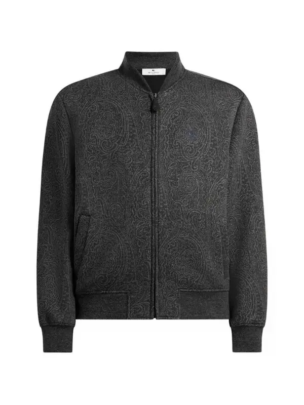 Etro Jacquard Bomber Jacket With Arnica Motif