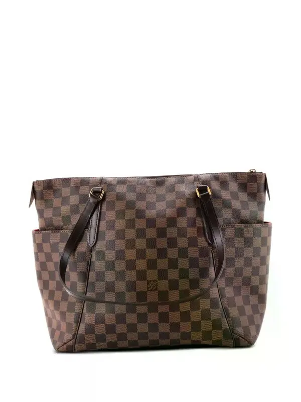LOUIS VUITTON Damier Mm Tote Bag - Brown