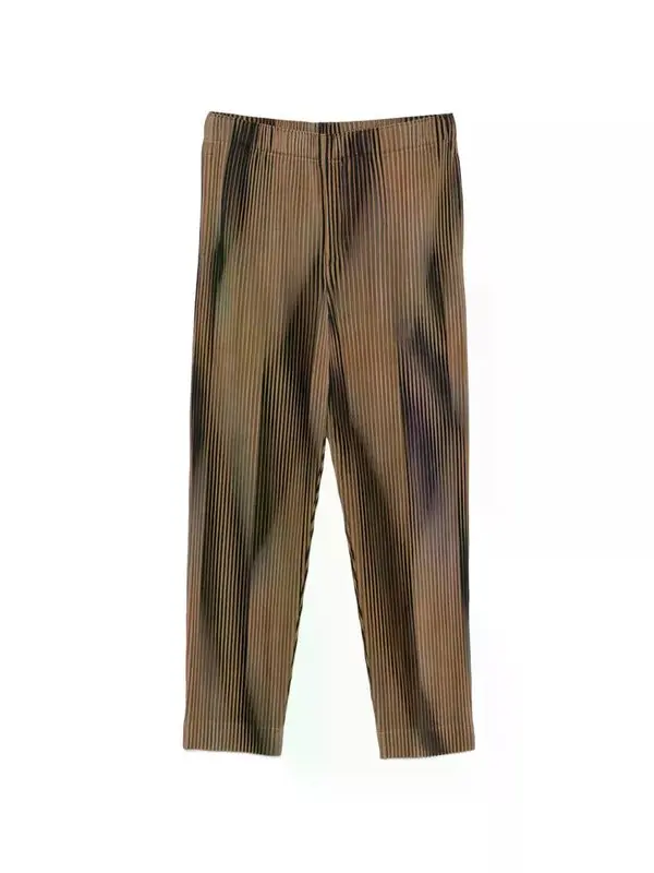 Issey Miyake Cropped Pleated Trousers