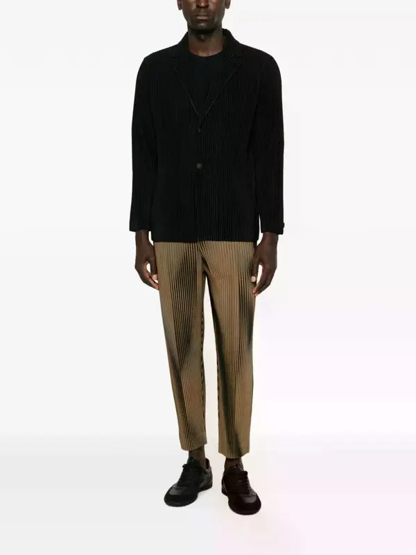Issey Miyake Cropped Pleated Trousers
