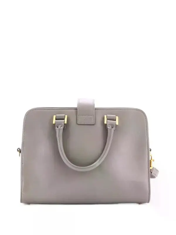 Saint Laurent Monogram Cabas Leather Baby Satchel