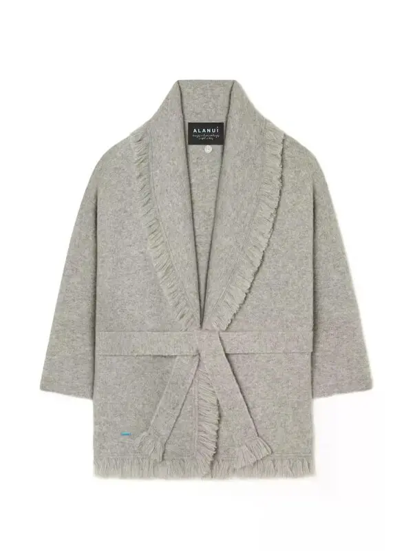 Alanui Fringed Shawl Collar Cardigan