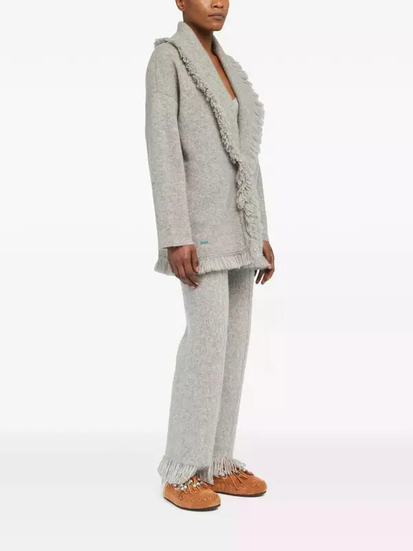Alanui Fringed Shawl Collar Cardigan