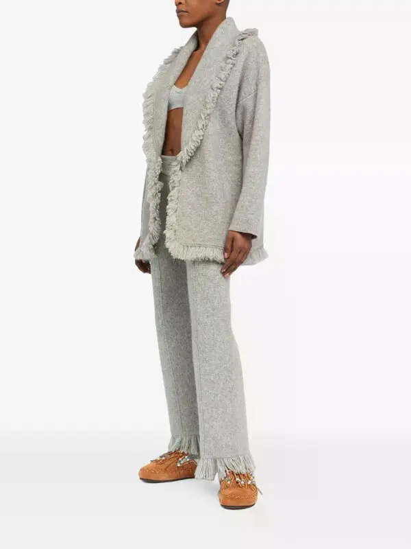 Alanui Fringed Shawl Collar Cardigan