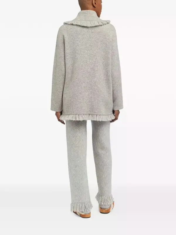 Alanui Fringed Shawl Collar Cardigan