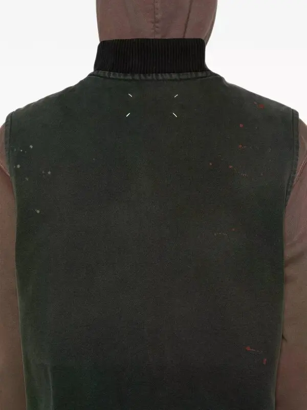MAISON MARGIELA Paint-splatter Gilet