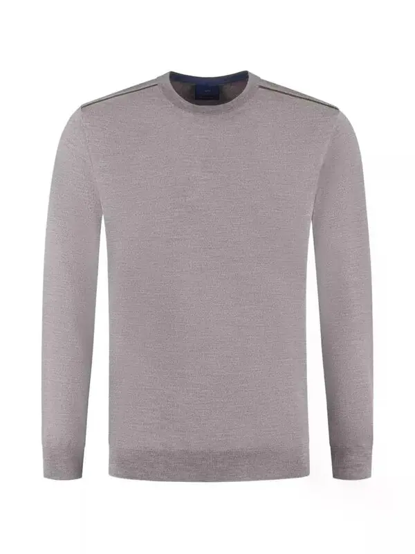 Paul & Shark Logo Patch Crew Neck Sweater