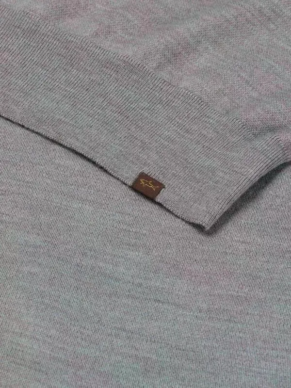 Paul & Shark Logo Patch Crew Neck Sweater