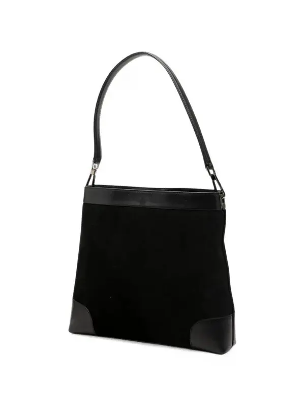 Gucci 2000-2015 Suede Web Shoulder Bag