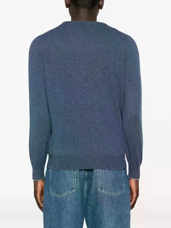 Brunello Cucinelli Crew Neck Long Sleeve Sweater