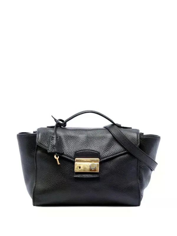Prada 2013-2026 Vitello Daino Soundlock Satchel