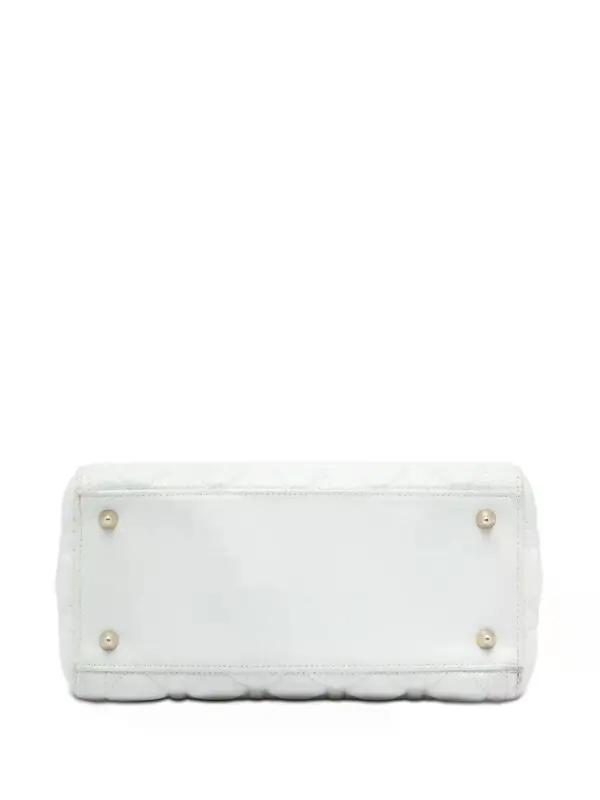 Dior 2017 Medium Lambskin Cannage Lady Satchel