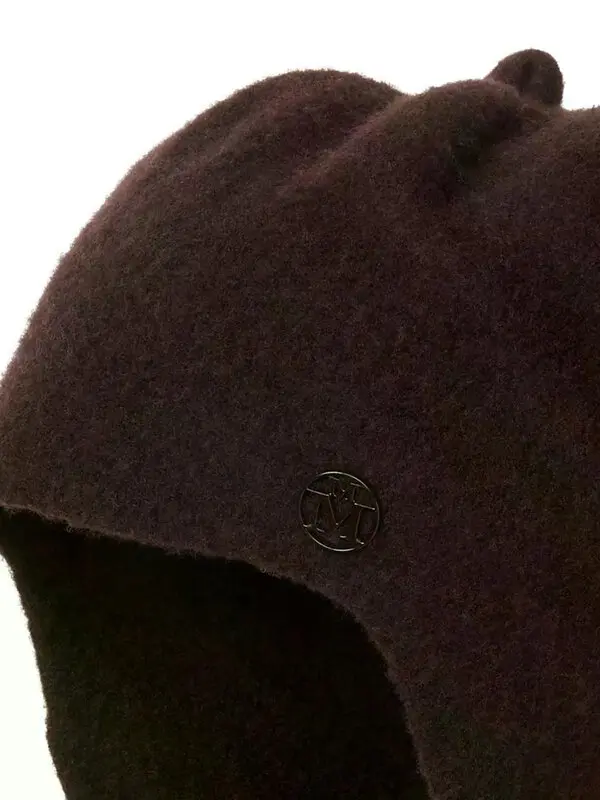 MAISON MICHEL Paulina Logo-plaque Hat