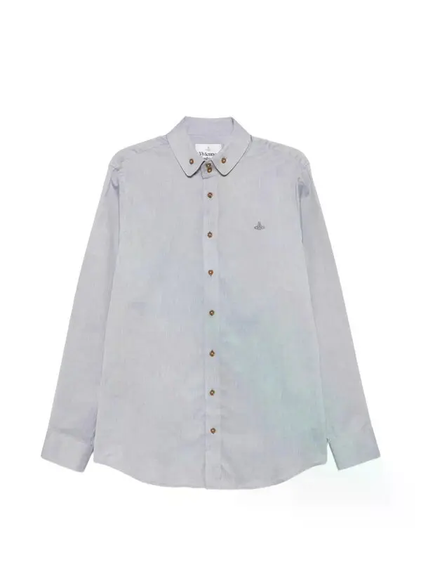 VIVIENNE WESTWOOD Orb-embroidered Button-down Shirt