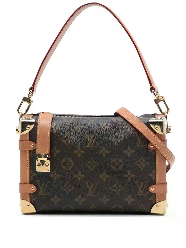 LOUIS VUITTON 2022-2026 Monogram Side Trunk Mm Satchel - Brown